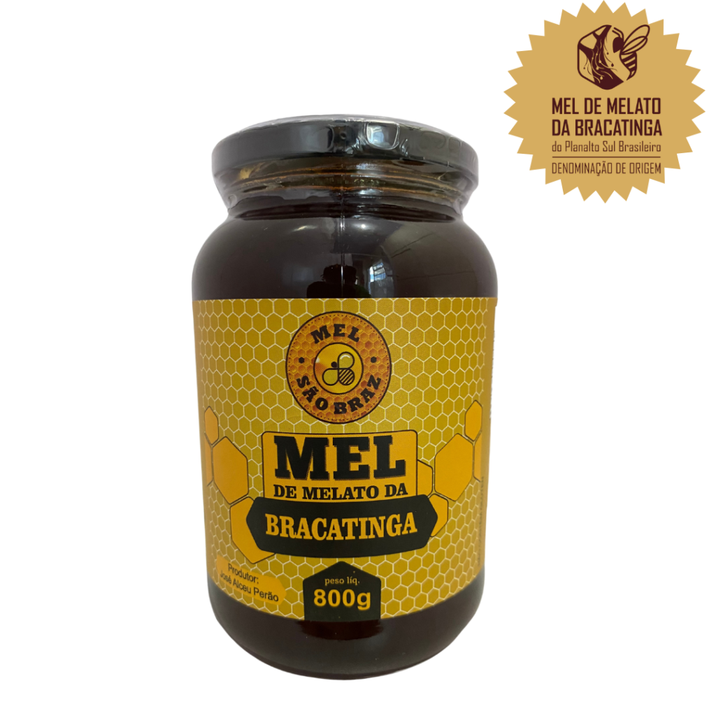 Mel de Melato da Bracatinga 800g – Mel São Braz – Mel de Santa Catarina