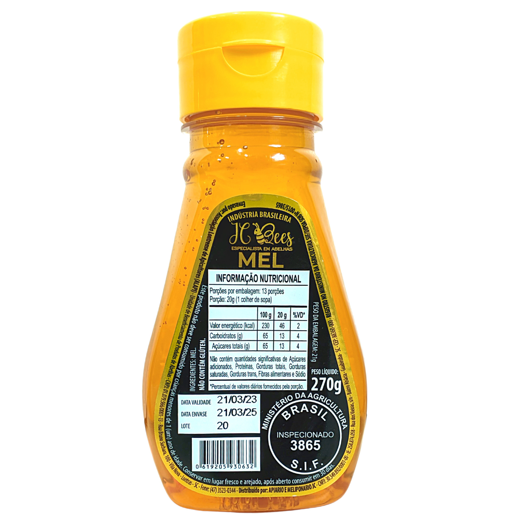 Mel silvestre 270g – JC Bees – Mel de Santa Catarina